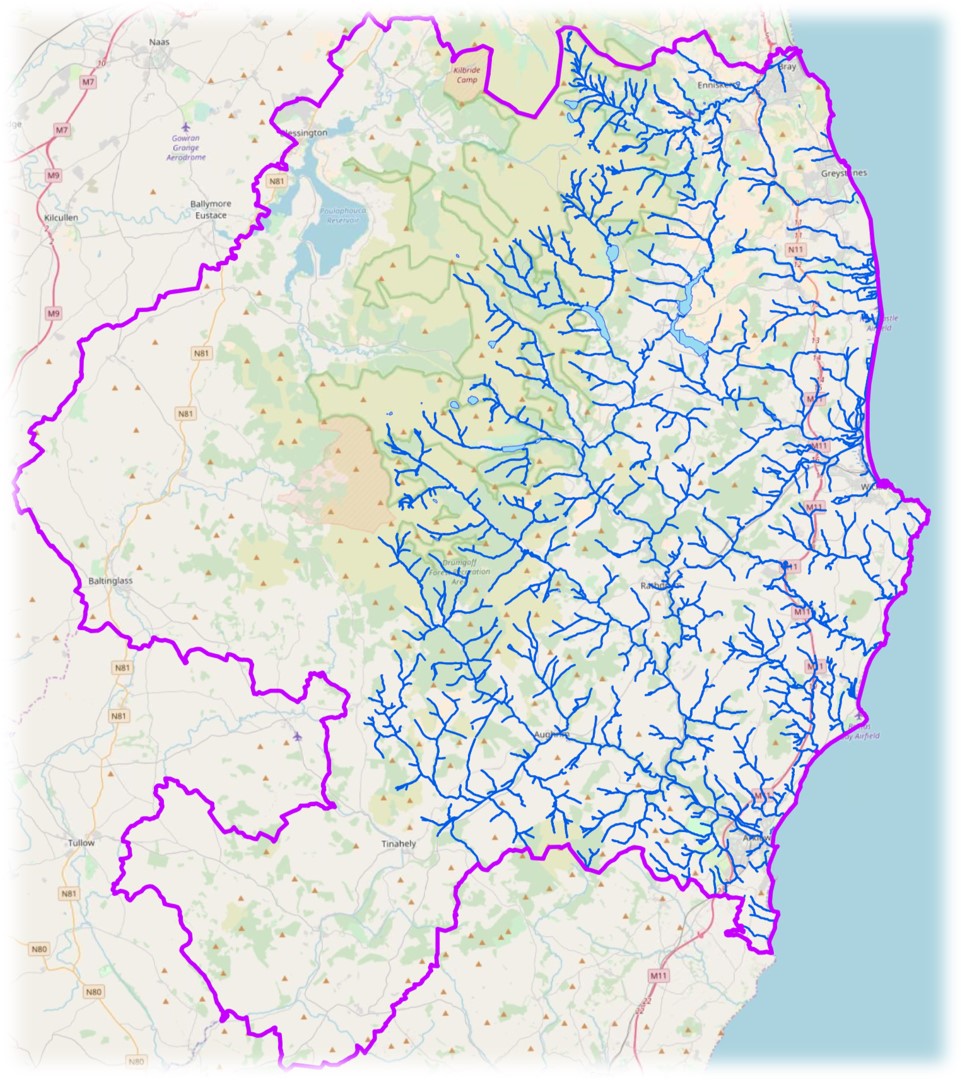 East-Wicklow-catchment-map – Useful Data for Irish River Conservation ...