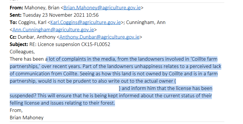 Glenaboy river harvesting pollution incident – felling licence CK15 ...