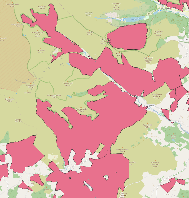Glenmalure: forestry – Useful Data for Irish River Conservation / Water ...