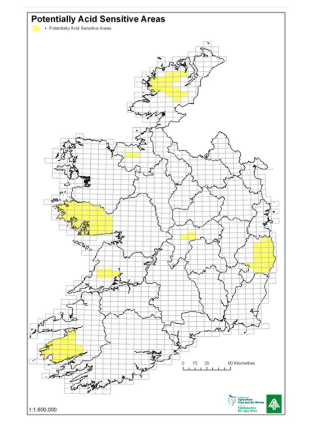 Potentially Acid Sensitive Areas – Useful Data for Irish River ...