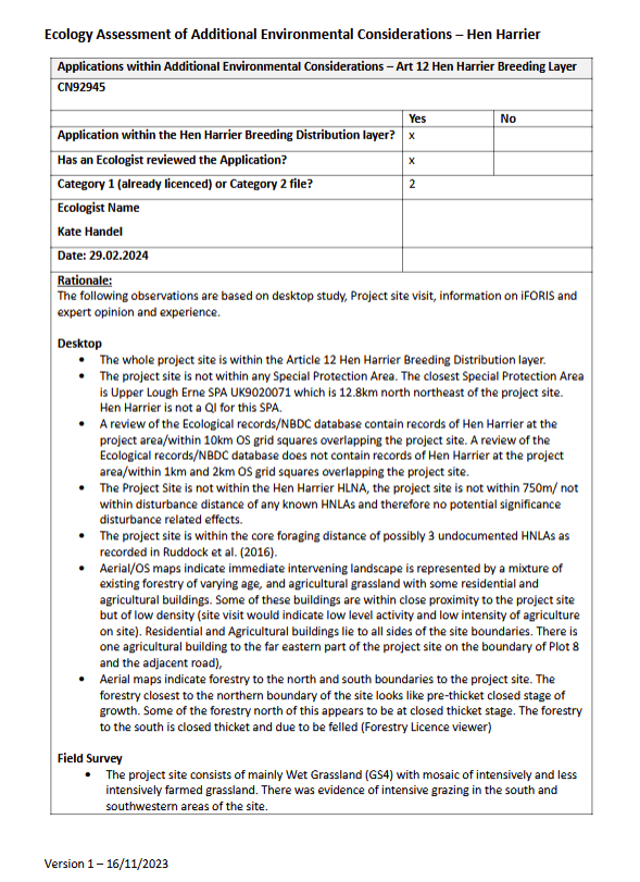 OCEI decision overturning Coillte refusal of access to records related ...
