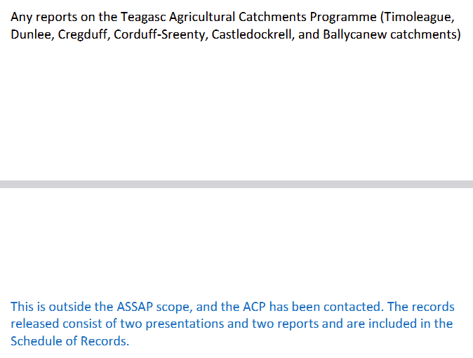 AIE: Reporting by Teagasc to the EPA on Agricultural Sustainability ...
